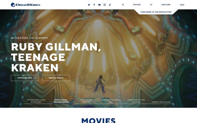 Animation Studio Website Design - Tomorrow Web Design